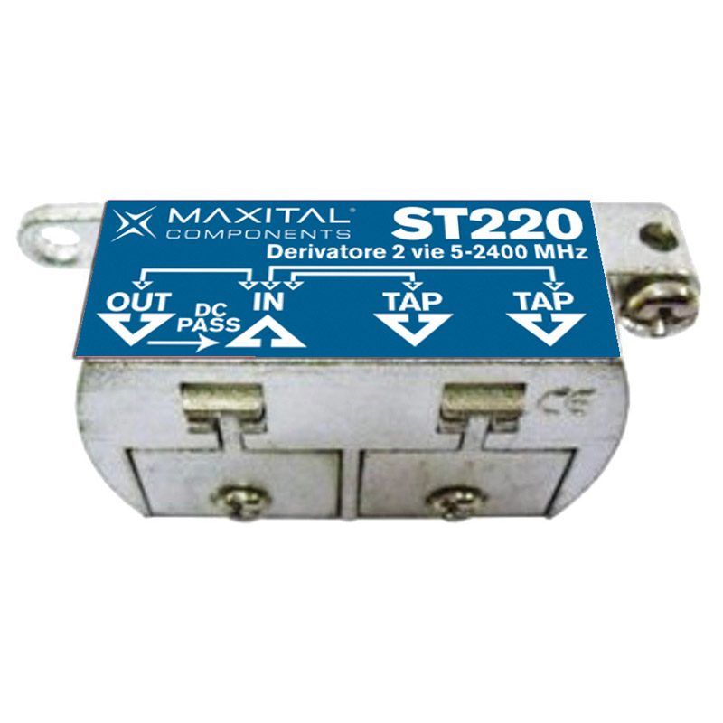 ST220 DERIVATORE PLUG IN 2 DER | Maxital - FTE Maximal Italia